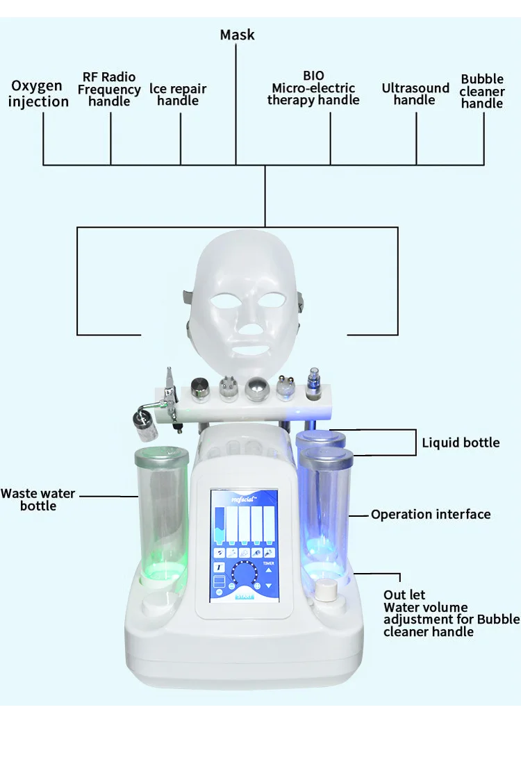 Home Use Portable Water Hydra Skin Peel Facial Machine,Hydro Spa Aqua ...