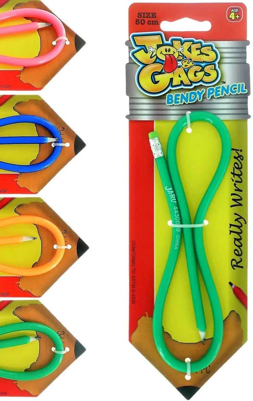 Flexible Bendy Pencil 20 Inches 20" Long (1 Unit Assorted Color) Really ...