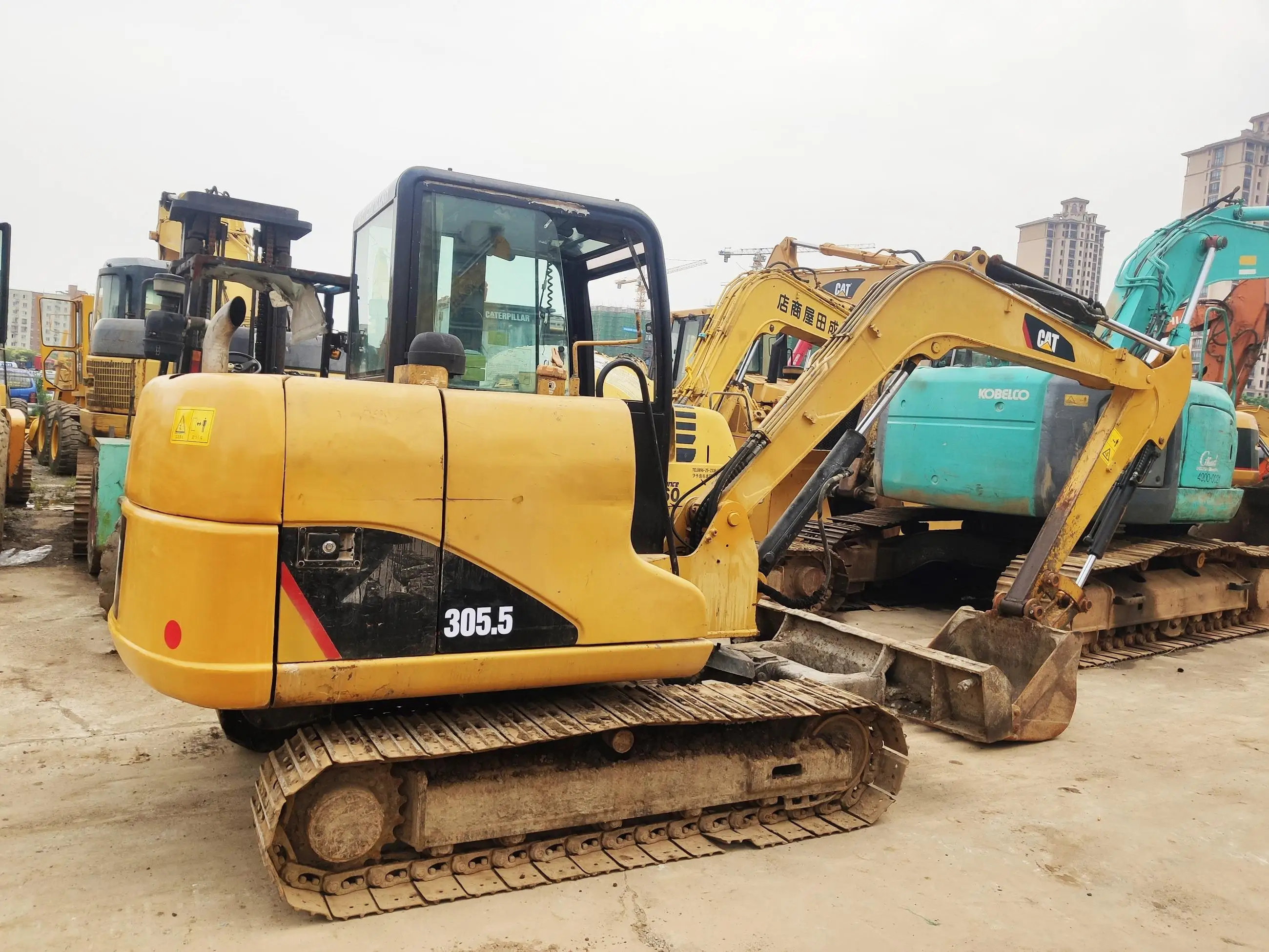 Used Cat 305.5 Excavator 2015 Model with Fully Hydraulic System, Low ...