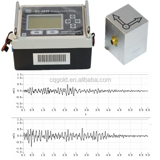 3channels Seismometer for Blasting Vibration Monitoring