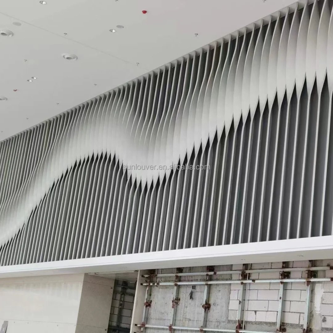 DEXONE Metal Customized Arc Bending Twist Facade Cladding