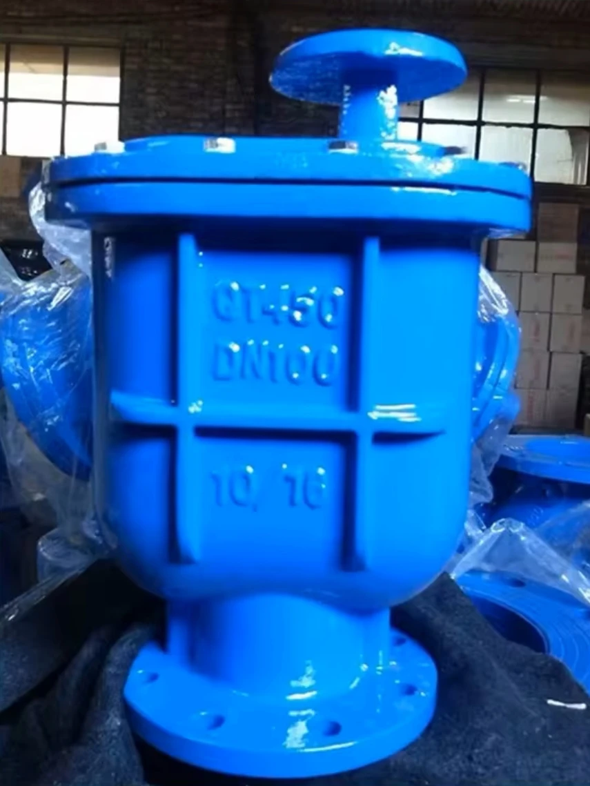 DN200 PN16 Flange End QT450 Compound Exhaust Valve Carx