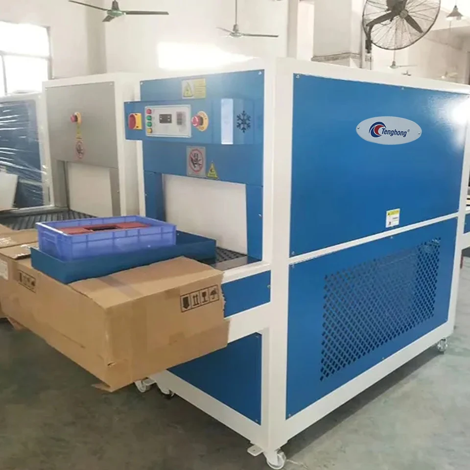 High Speed Shoe Chiller Cold Setting Machine Quick Freezing Shaping for ...