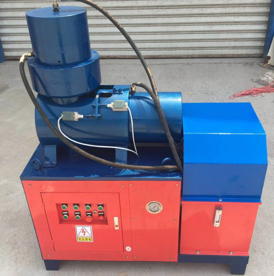 380v 4kw Hydraulic Double Cylinder Steel Bar Upsetting Machine Cold ...