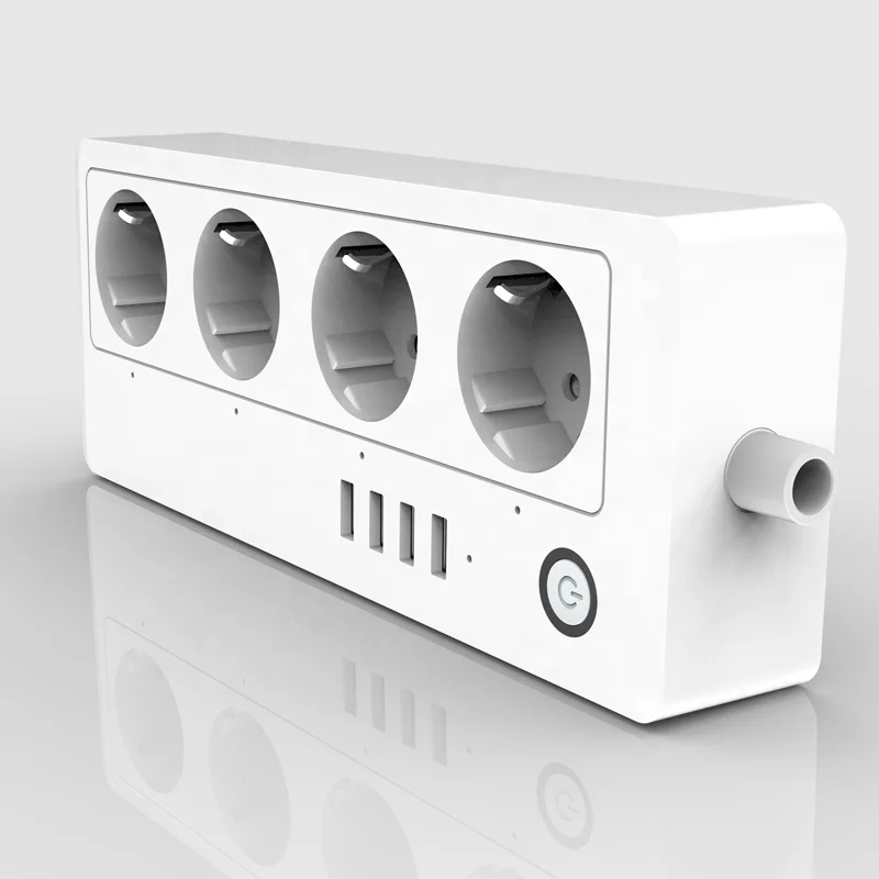 Fast Shipping Intelligent Wireless Iot 4 Usb Tuya Plug 220v Smart Wifi ...