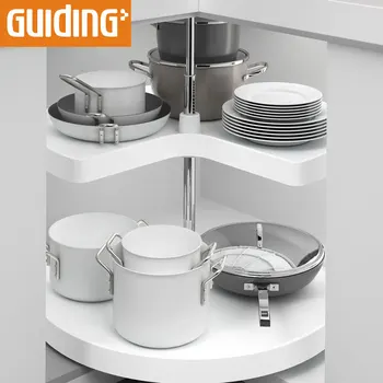 Kitchen Corner Base 360 Degree Rotating Blind Corner Cabinet Organizers ...