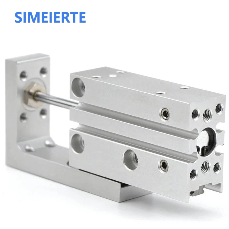 Simeierte Type Precision Pneumatic Cylinder Linear Side Rail Guide Rod ...