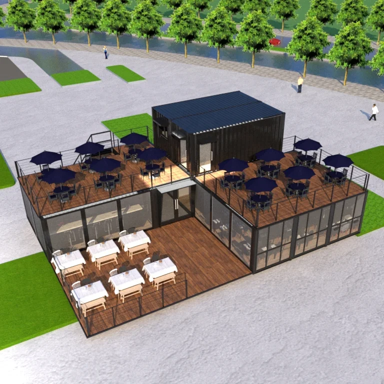 Two-story Pop-up Container Coffee Restaurant Bar Cafe Kiosk,Booth Use ...