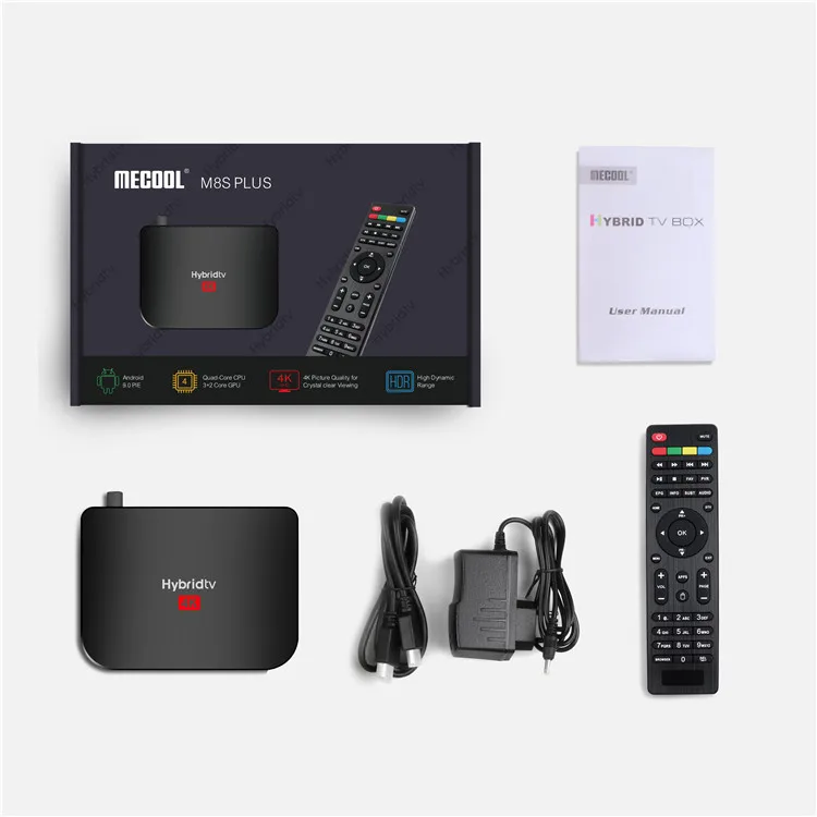 Hybrid Satellite Tv Receiver Android Ott 4k Hd Combo Dvb-t2 Dvb-s2 Dvb ...