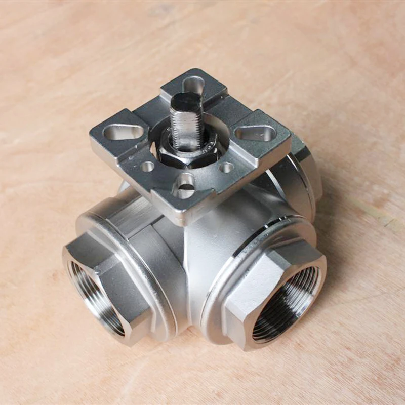 Full Port Cf8m Slivery Ss304 Ss316 1000 Wog Manual Stainless Steel 3