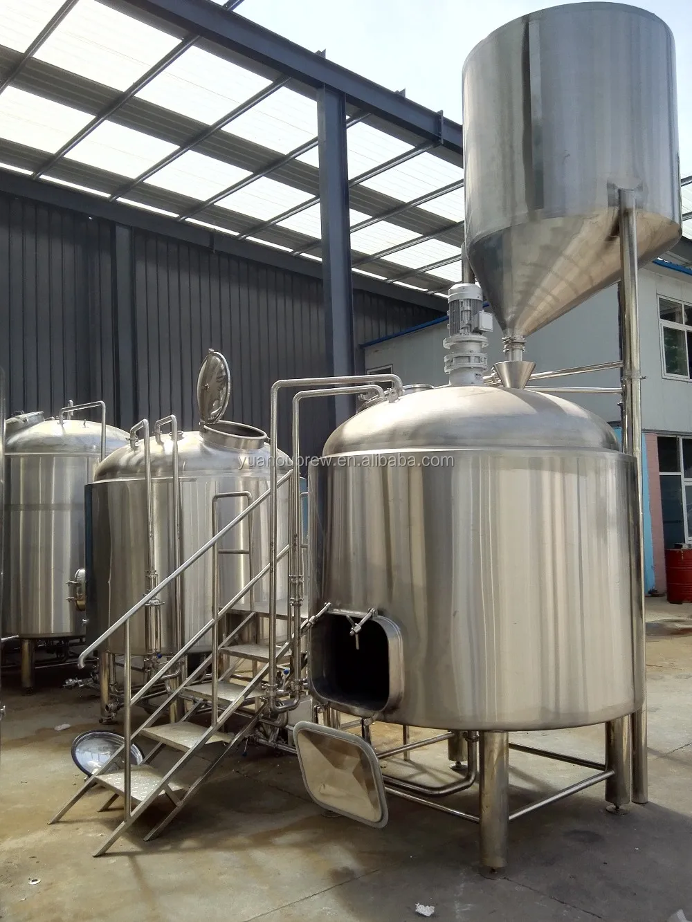 Newest Durable 1000l 2000l 3000l Conical Beer Fermentation Tanks Craft ...