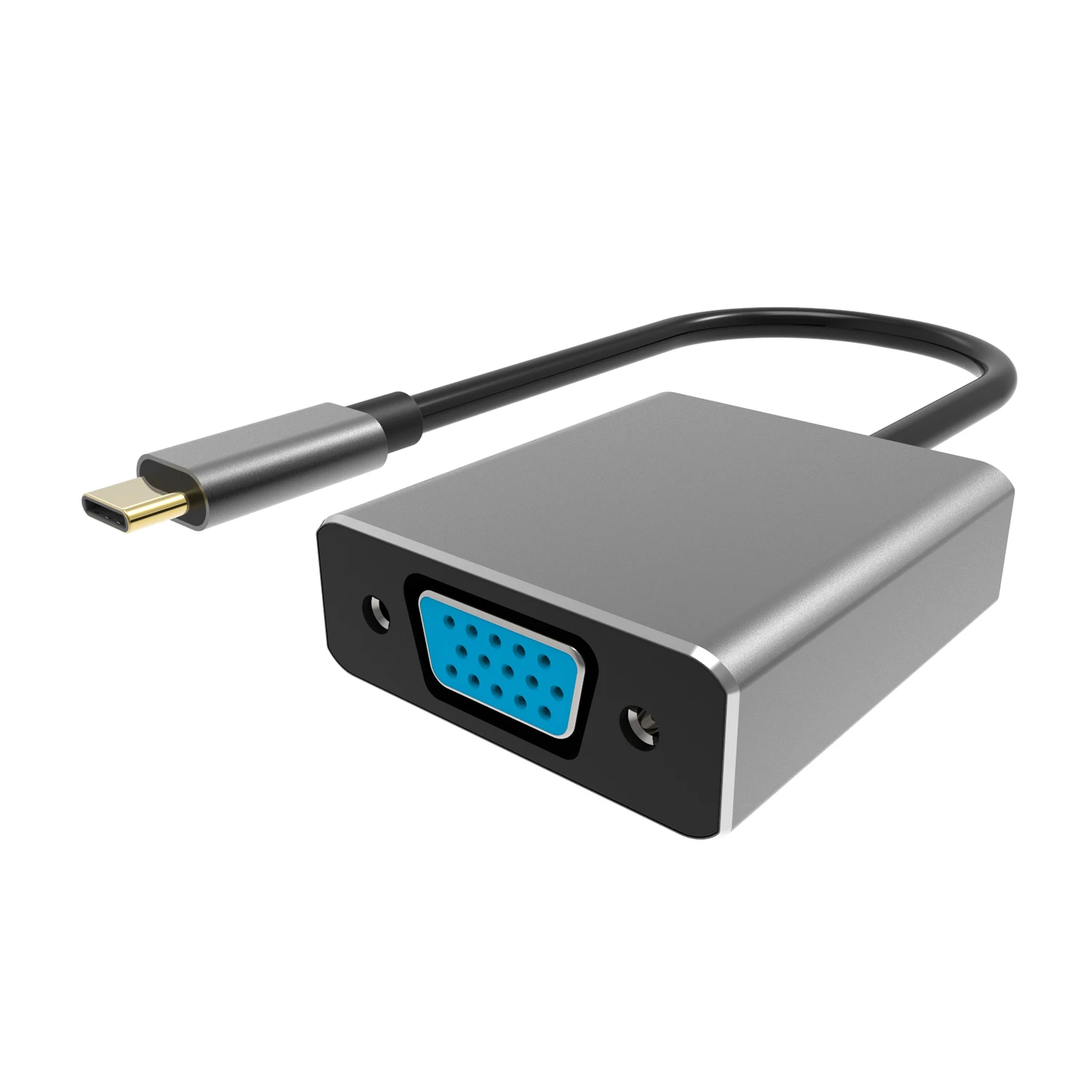 Vcom Aluminum Vga Dongle Male To Female 1080p Usb C To Vga Adapter ...
