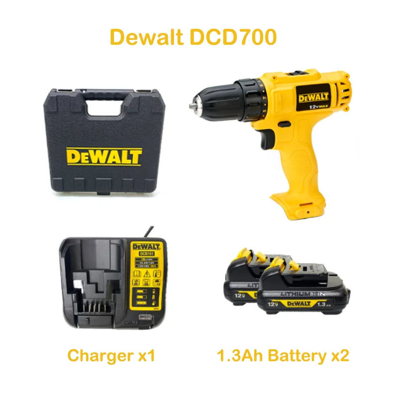 DCD700 Cordless Drill - High Quality, Portable, and Versatile