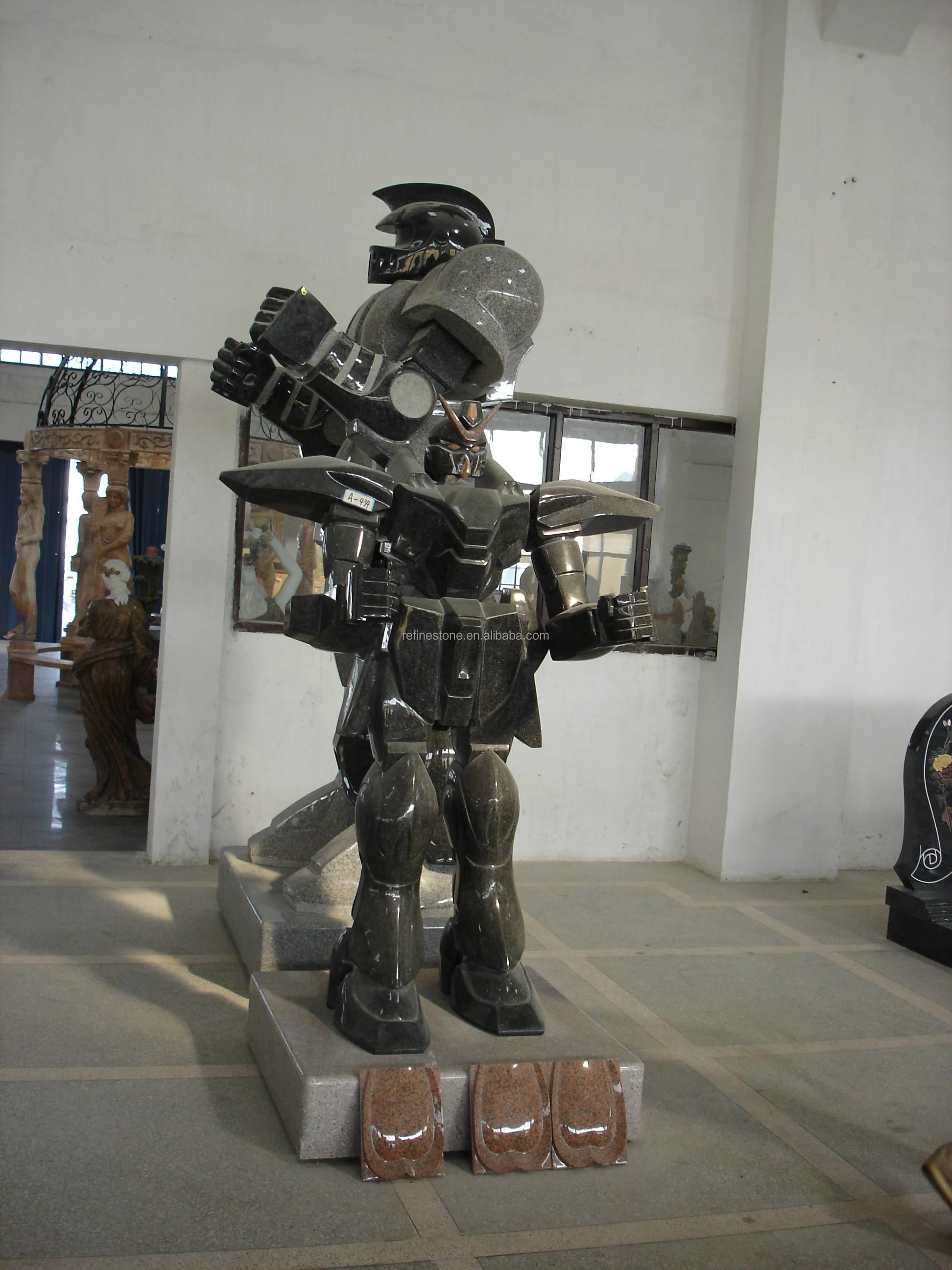 Transformers Robot Statue Carving in Marble - Refinestone