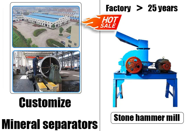 Gold Rock Stone Mini Hammer Mill for Sale - Easy to Operate