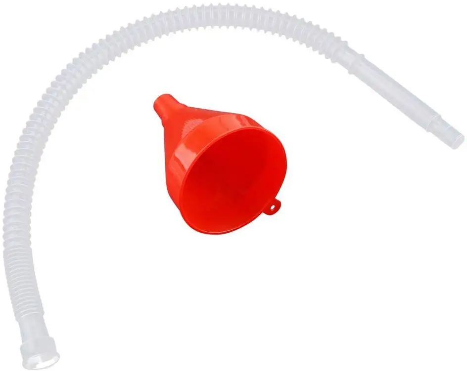 Flexible Fuel Funnels With Long Hose Plastic Small Wide Mouth Filling ...