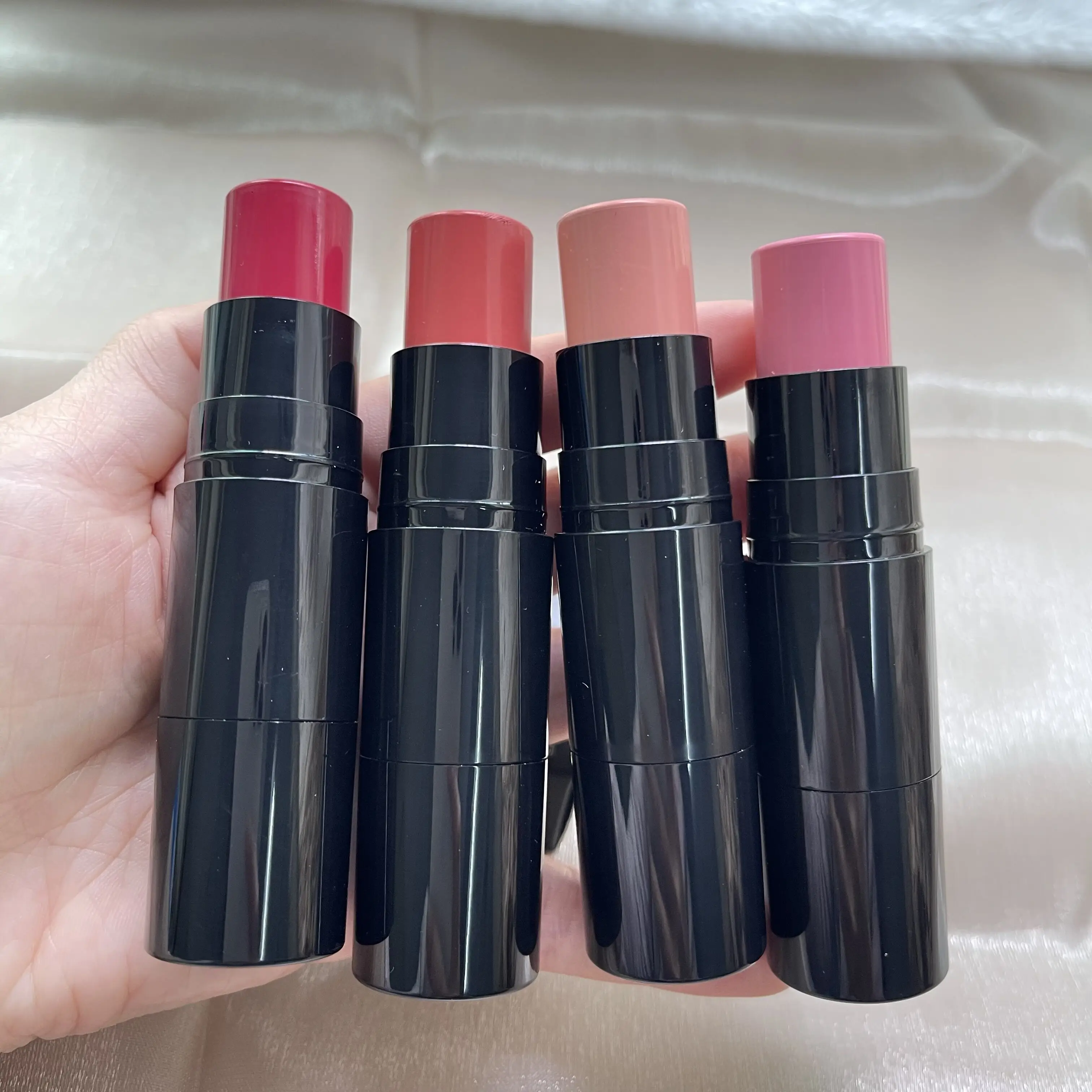 New Custom Your Own Logo Blush Palette Makeup Pink Blusher Highlighter ...