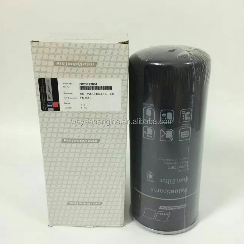 MTU Oil Filter 0020922801 - High Performance & Reliability