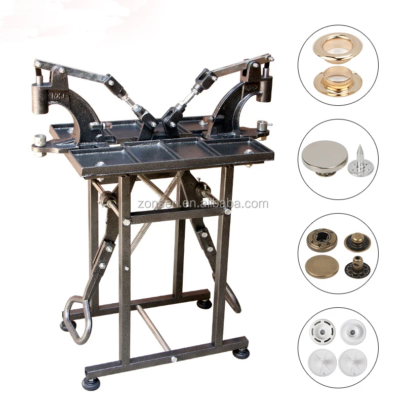 Foot Press Snap Attaching Machine Snap Button Fixing Machine Tool ...