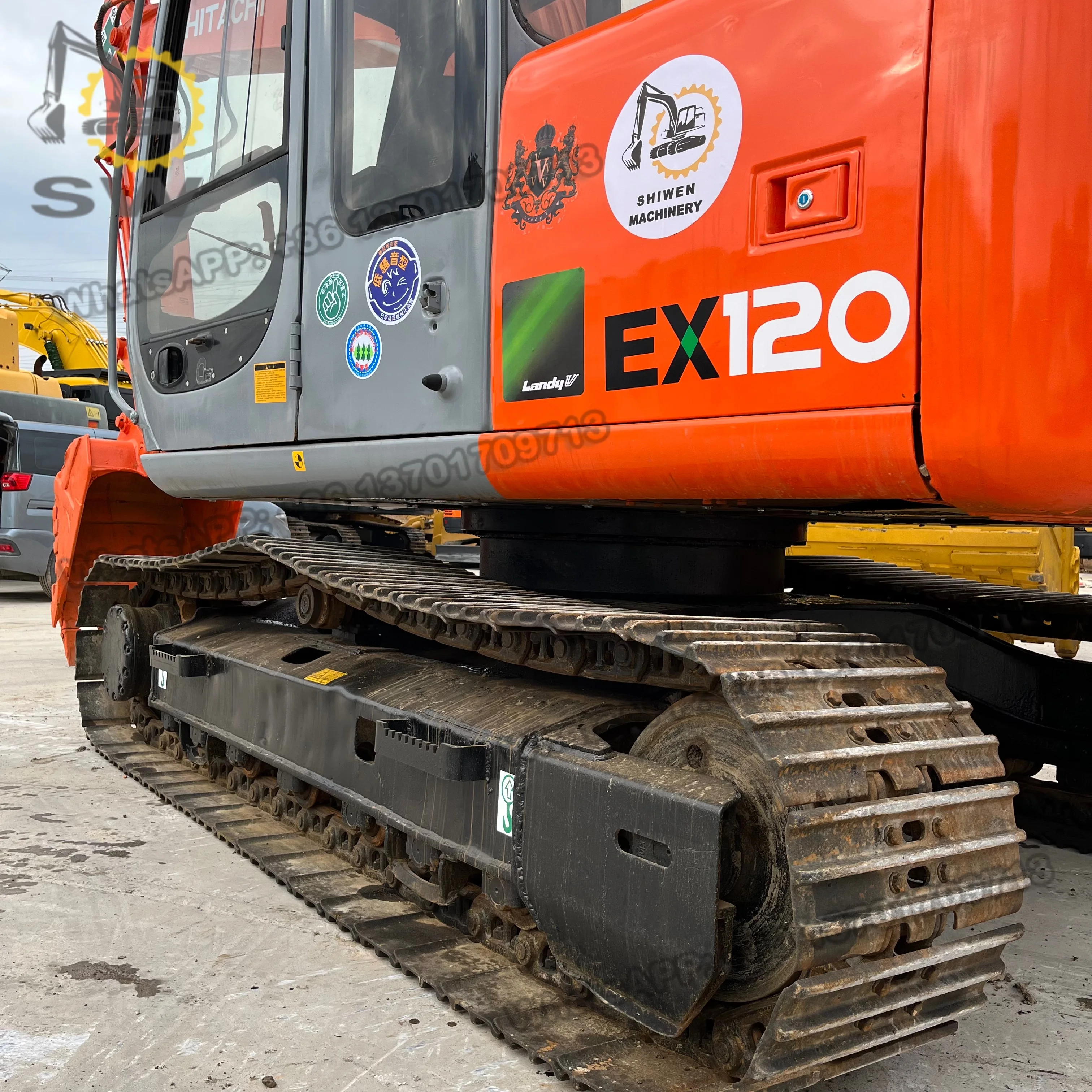 Used Hitachi Ex120-5 Excavator,12 Tons Ex120 Ex120-5 Ex100-5 Ex120 ...