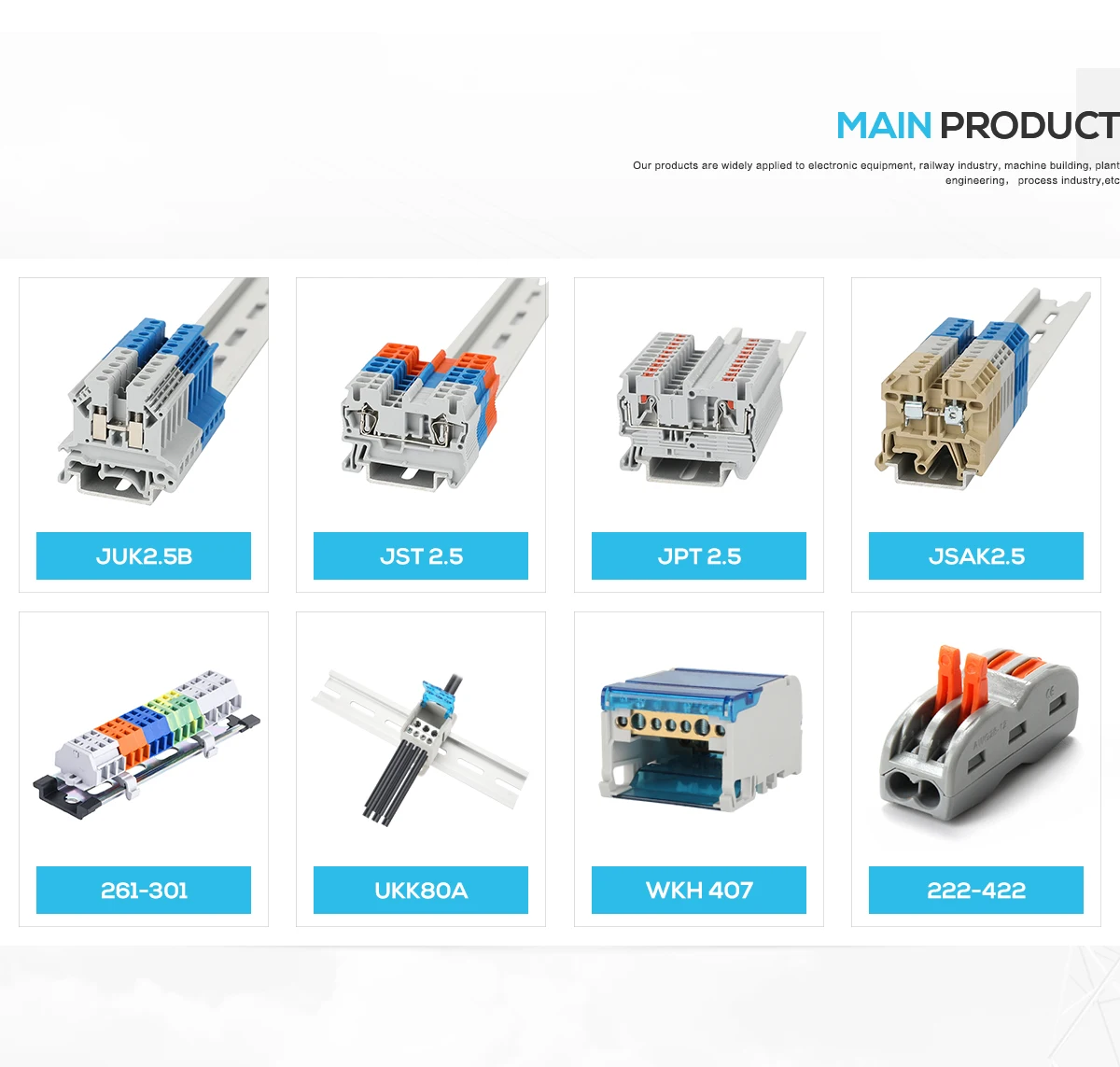 Wonke Electric Co., Ltd. - Terminal Block, Connector