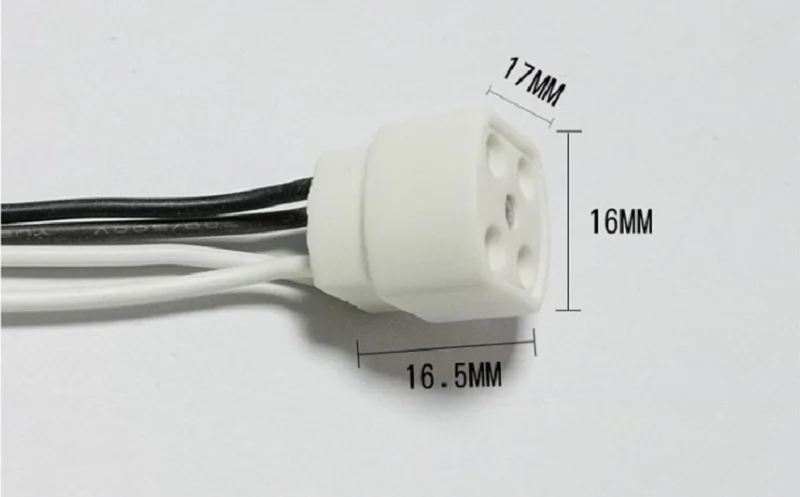 Ultraviolet UV Lamp Ceramics G10q 4 Pin Lamp Socket