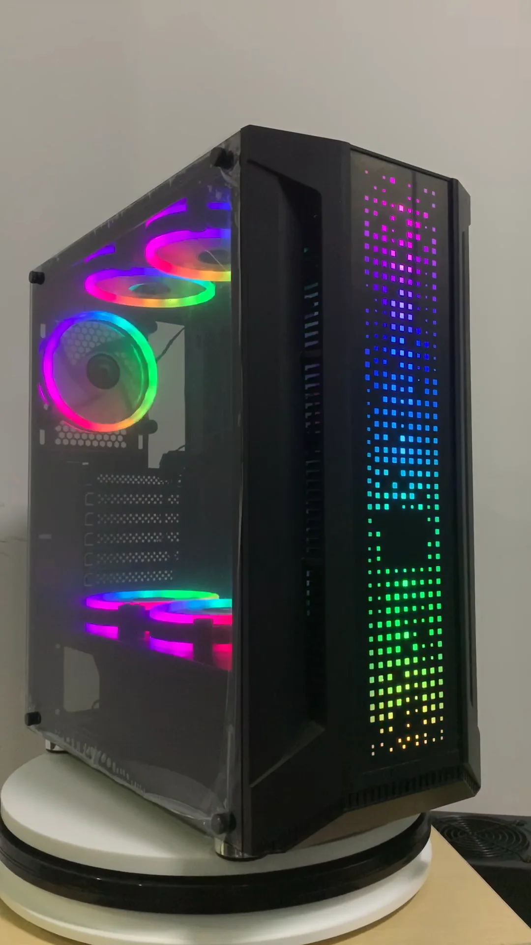 A03 Atx Case Gamer With Tempered Glass And Led Strip Gaming Case ...