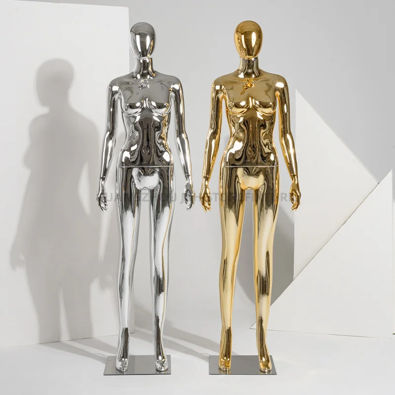 Luxury Full Body Gold Mannequins for Sexy Clothing Display