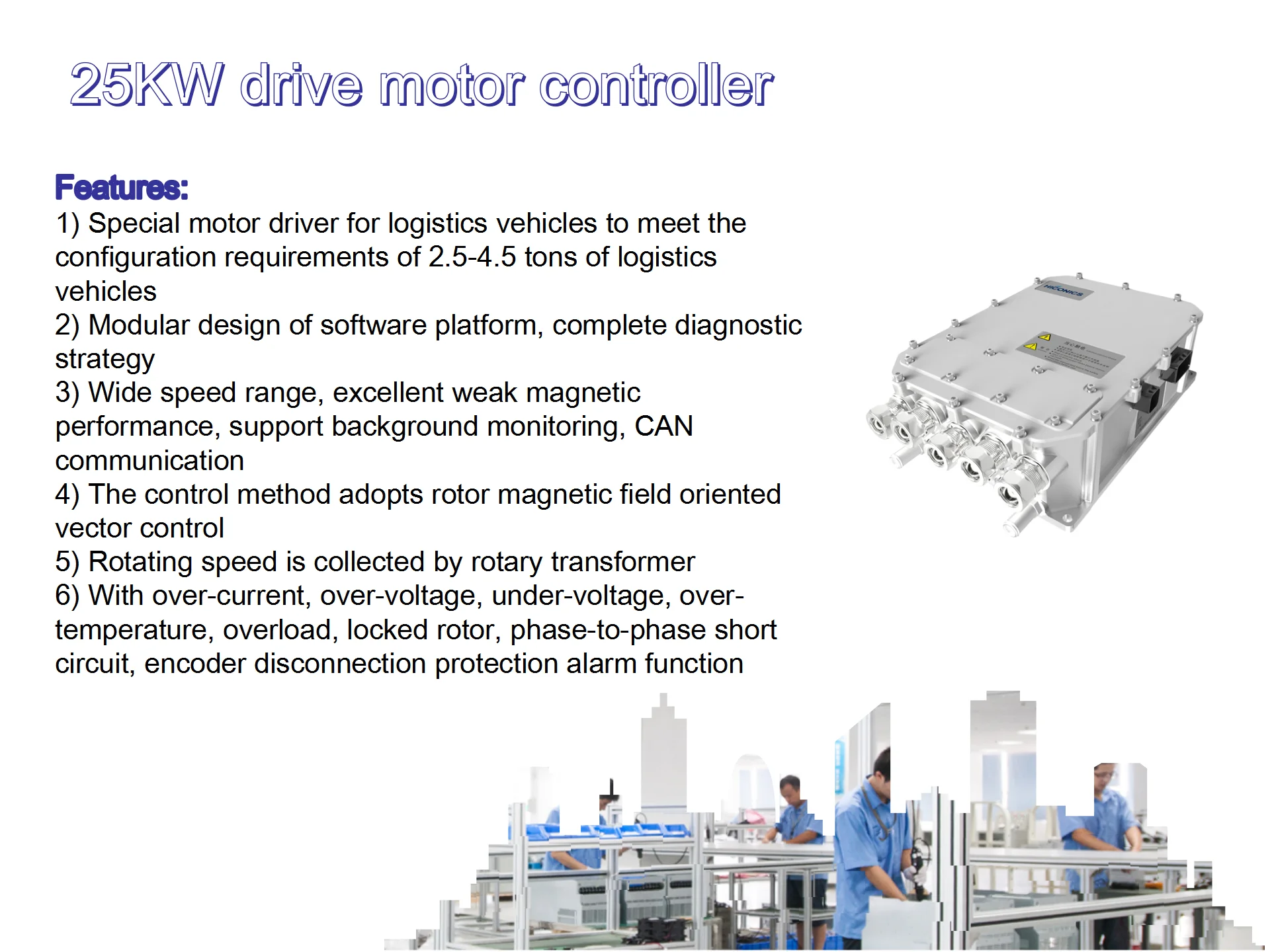 25kw Drive Motor Controller For Electric Vehicles - Buy Electric Motor ...