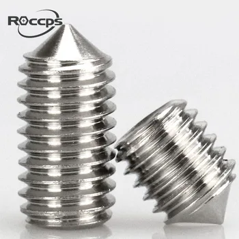 No Head Screw/hexagon Socket Set Screws With Cone Point - Buy Cone Head ...