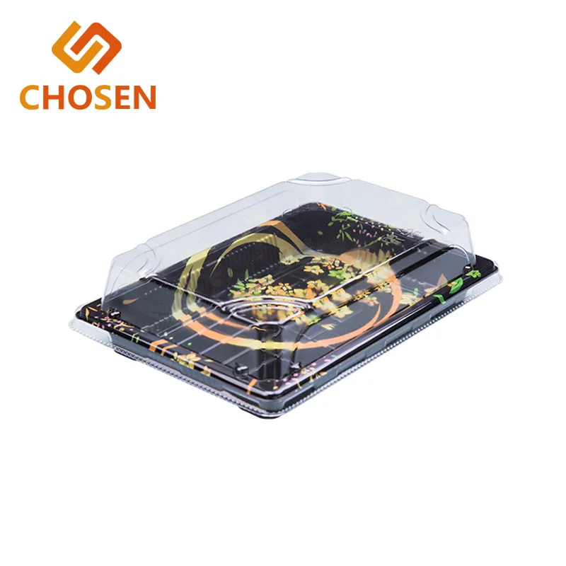 Ps Material Disposable Plastic Fast Food Packaging Container For Sushi ...