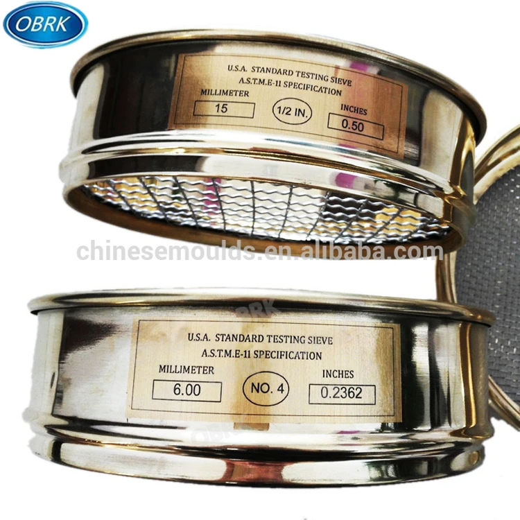 ASTM Standard Lab Woven Wire Mesh - Stainless Steel Sieves