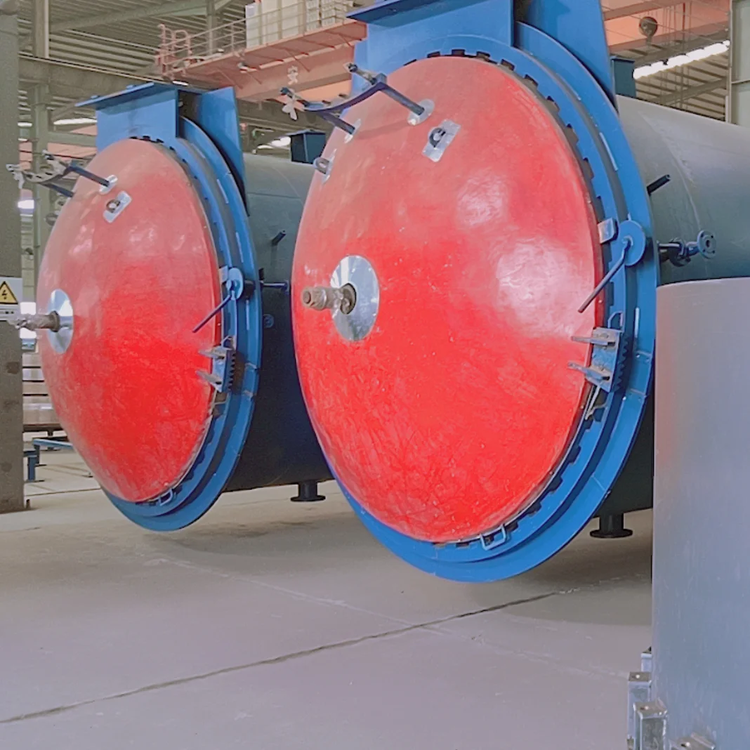 Safefy Autoclaved Aerated Cement Raw Single Autoclave Door Automatic ...