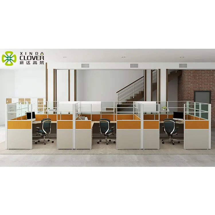 Workstation Secretary Cubicles Preconfigured Sale Modern Office Cubicle ...