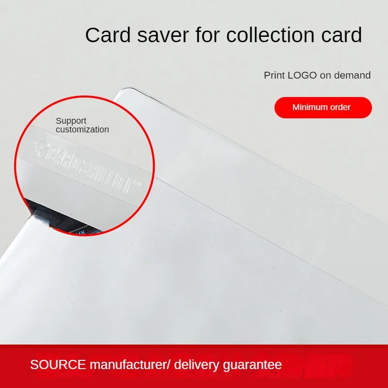 Plastic Semi Rigid Card Toploaders Pvc Poke Mon Card Saver For Grading ...