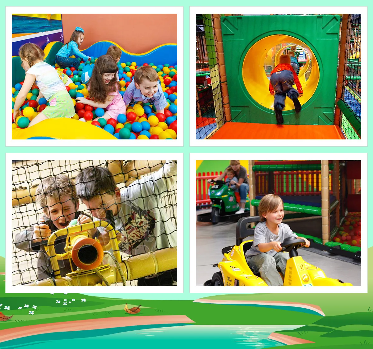 High Quality Customized Size Safety Baby Ball Pit Indoor Playground ...