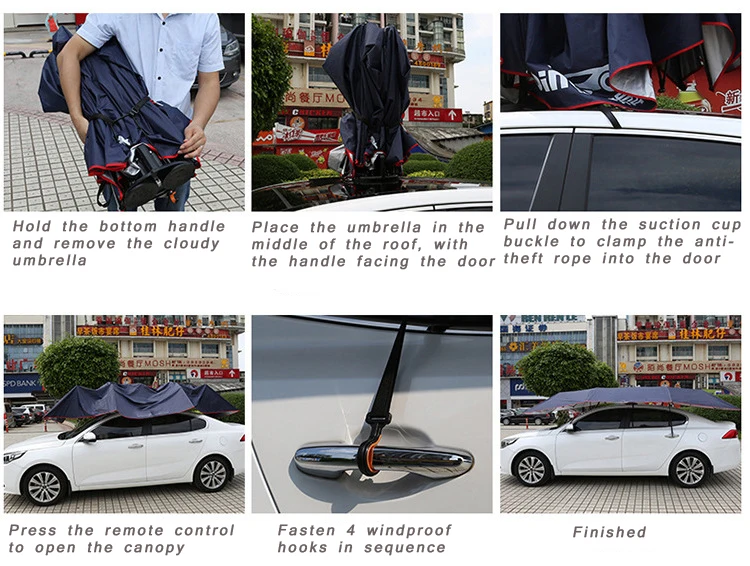 Fully Automatic Portable Anti-uv Shade Canopy Car Sun Protection ...