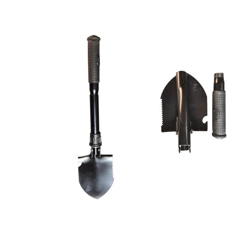 Portable Steel Survival Snow Spade Multifunction Foldable Shovel For ...