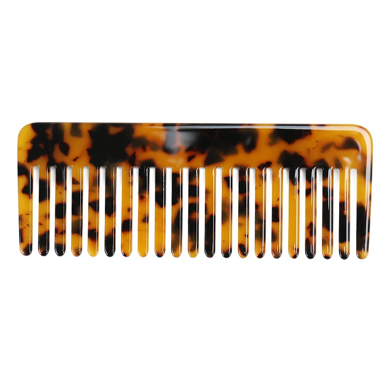 Hot Sale Broken Flowers Pink Straighten Comb Cellulose Acetate Comb No ...