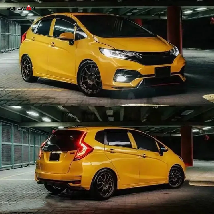 SUPUMAN ABS Glossy Black Performance Side Body Kit for Honda Fit