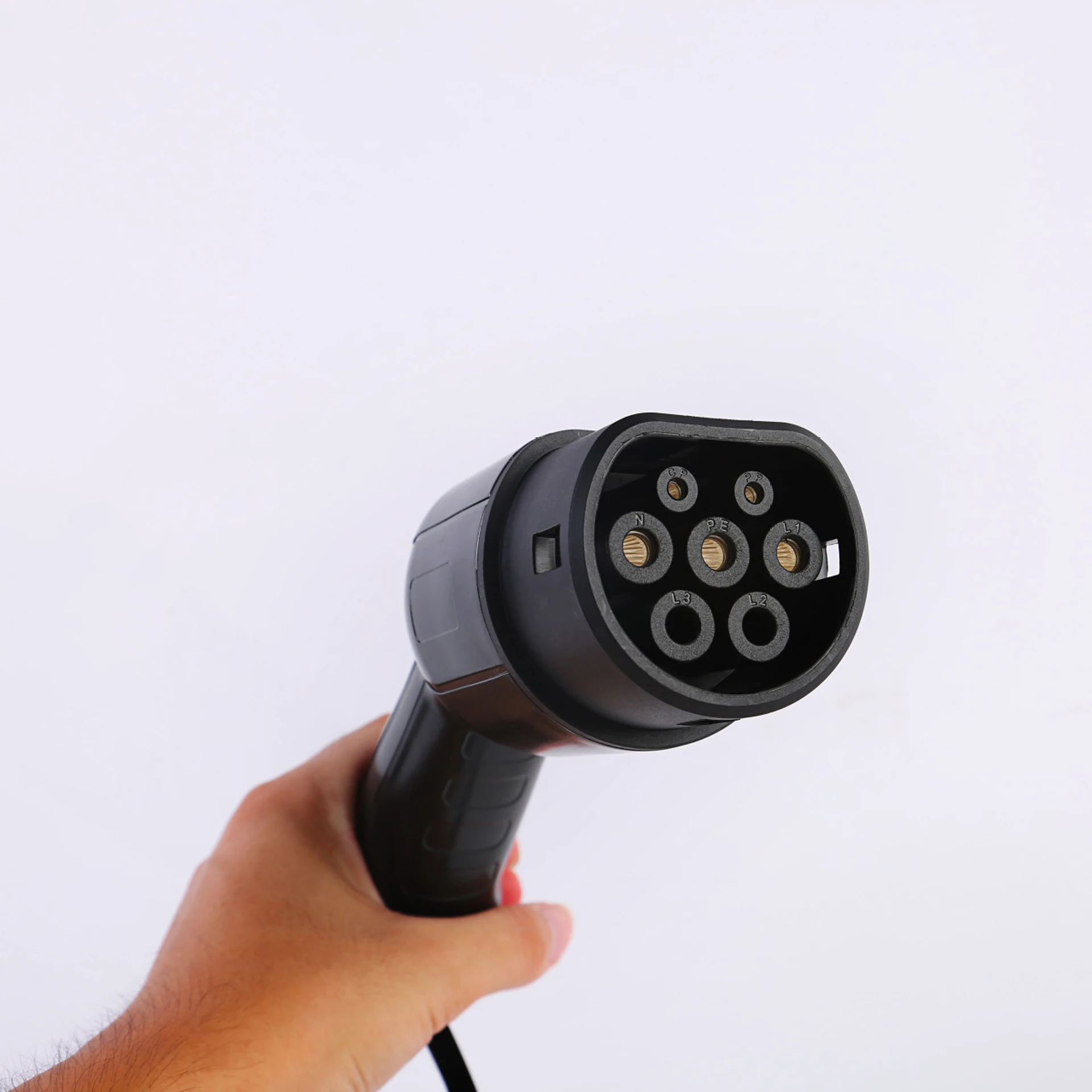 32a 3-phase Portable Ev Charger 16a 32a Ev 7kw 11kw 22kw Type 2 ...