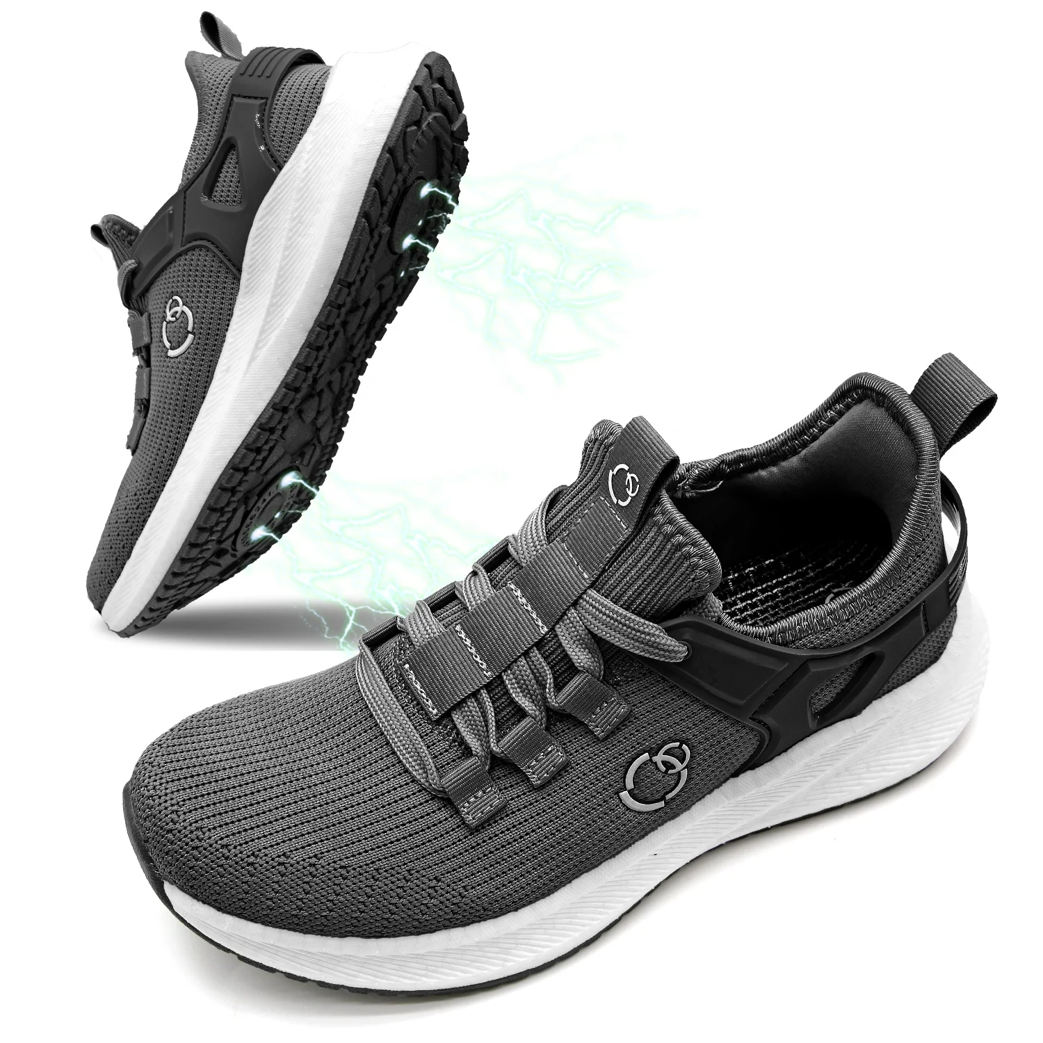 Earthing Shoes Electron Conductive Running Nurse Shoes Conductivity ...