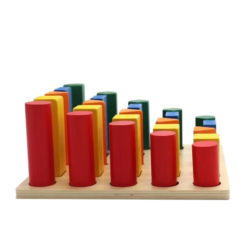 Montessori Geometry Ladder Blocks - Educational Toys