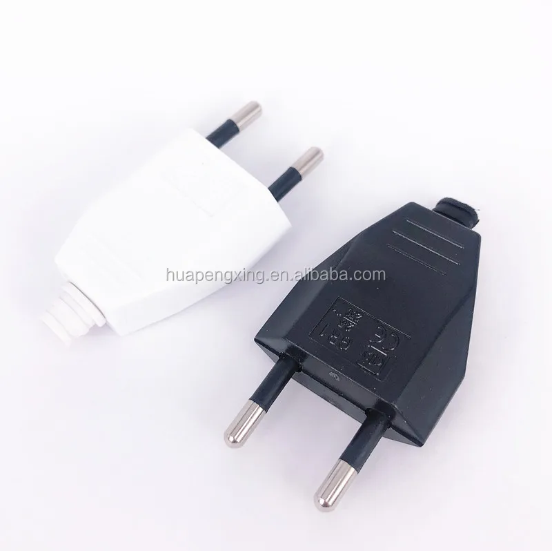Type C CEE7/16 European Rewireable Power Plug 2 Pin Electric Plug