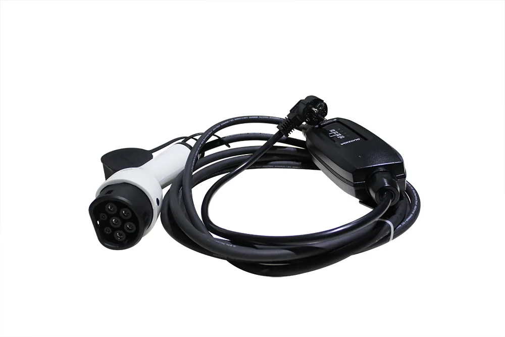 Duosida Ev Charger Type 2 16 Amp Level 2 Charger Chevy Volt Connector ...