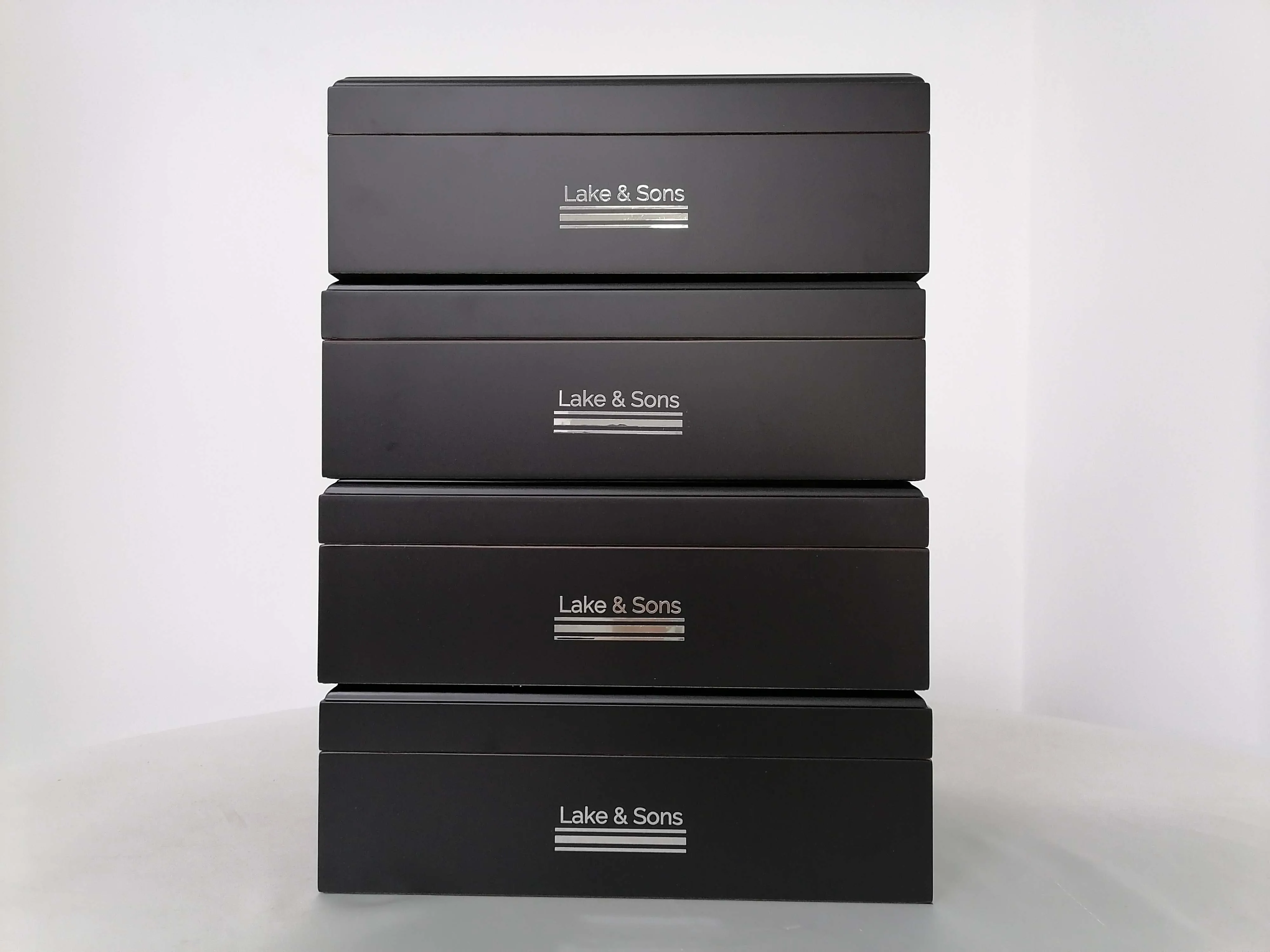 Burl Uniquely Designed Wooden Cigar Humidor Box with Drawer - Classic ...