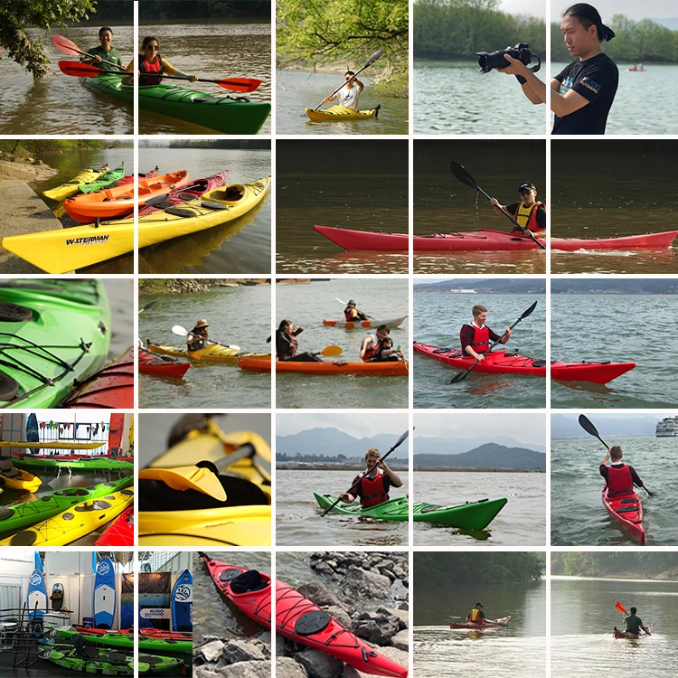 KUDO Kayak Tandem 5.18M Ranger Dual Kajak 2 Person Sea Kayak