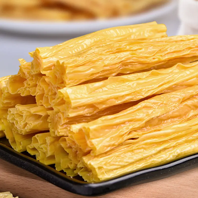 High Quality Soybean Asparagus Fuzhu Dried Bean Curd Stick Toufu Skin Yuba