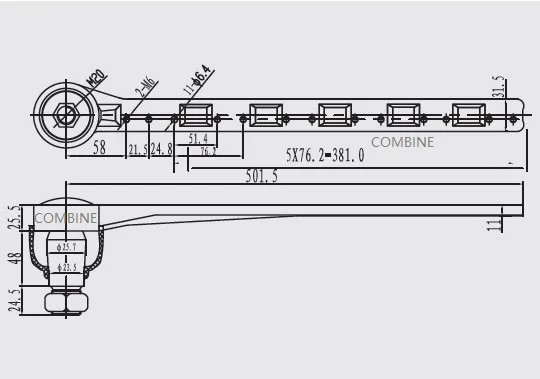หัวมีดเก็บเกี่ยวการเกษตร AZ50341/AZ41726 AH220051 H212086 AH231842 ...