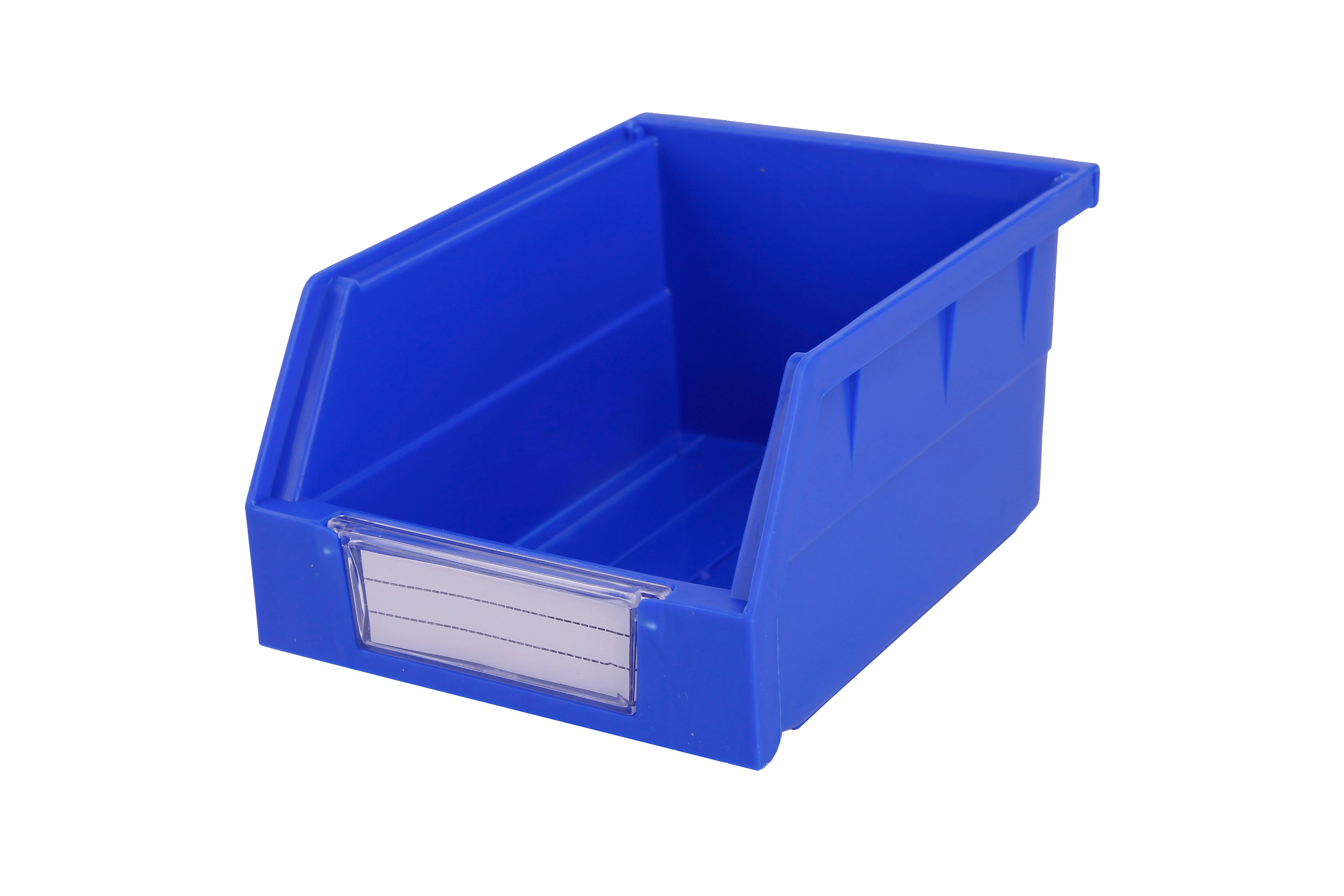 Storage Bin With Wall Mount Hanging Plastic Shelf Bin Open Front ...